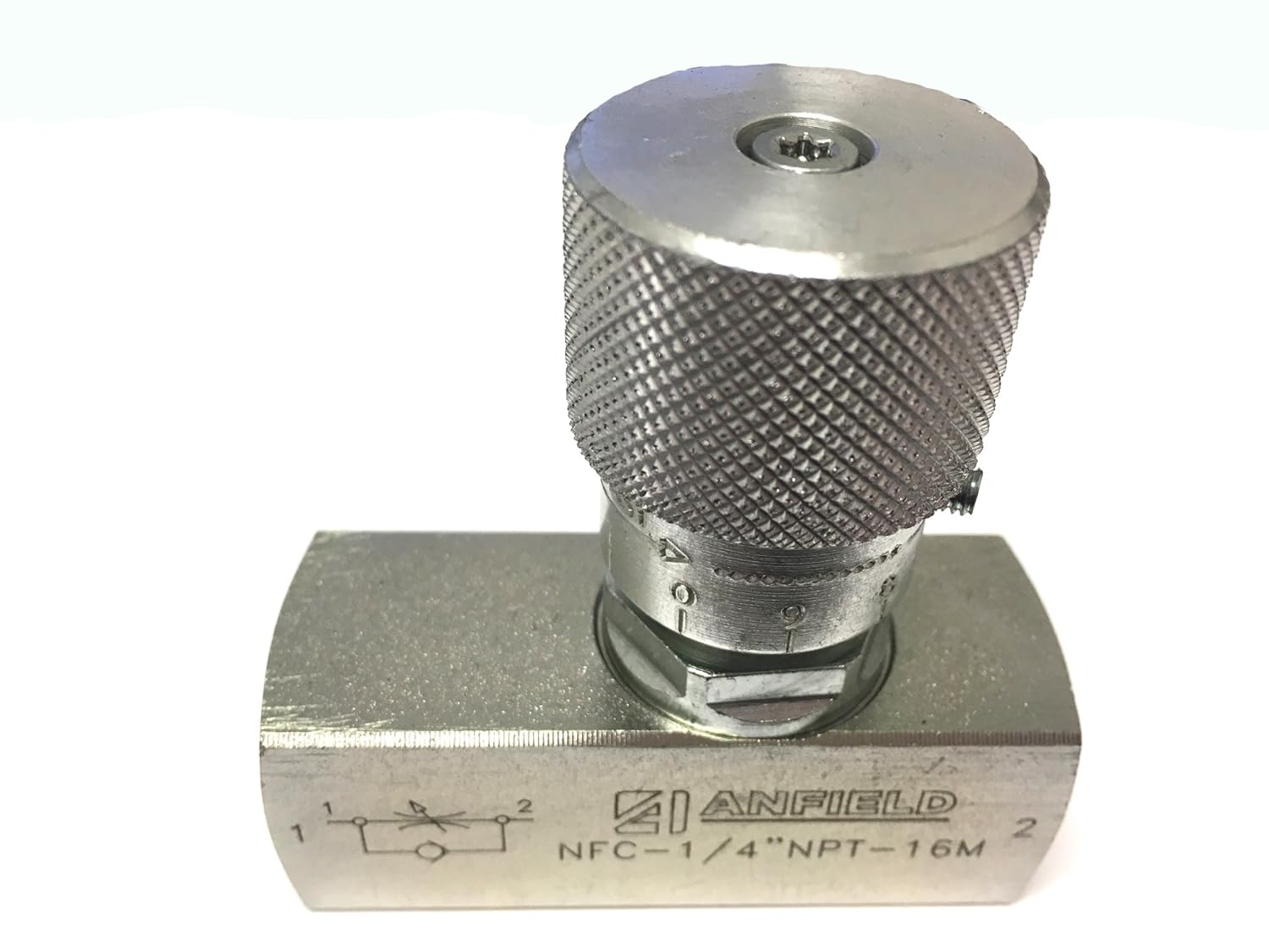 Flow Control Needle Valve 1/4" NPT: Amazon.com: Industrial & Scientific