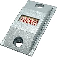 CRL Satin Aluminum Finish Open/Locked Lock Indicator Set Slide Down ...