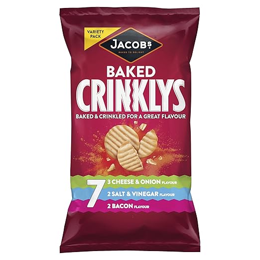 Jacob's Crinklys Variety Pack Multipack 25g (7 Pack): Amazon.co.uk ...