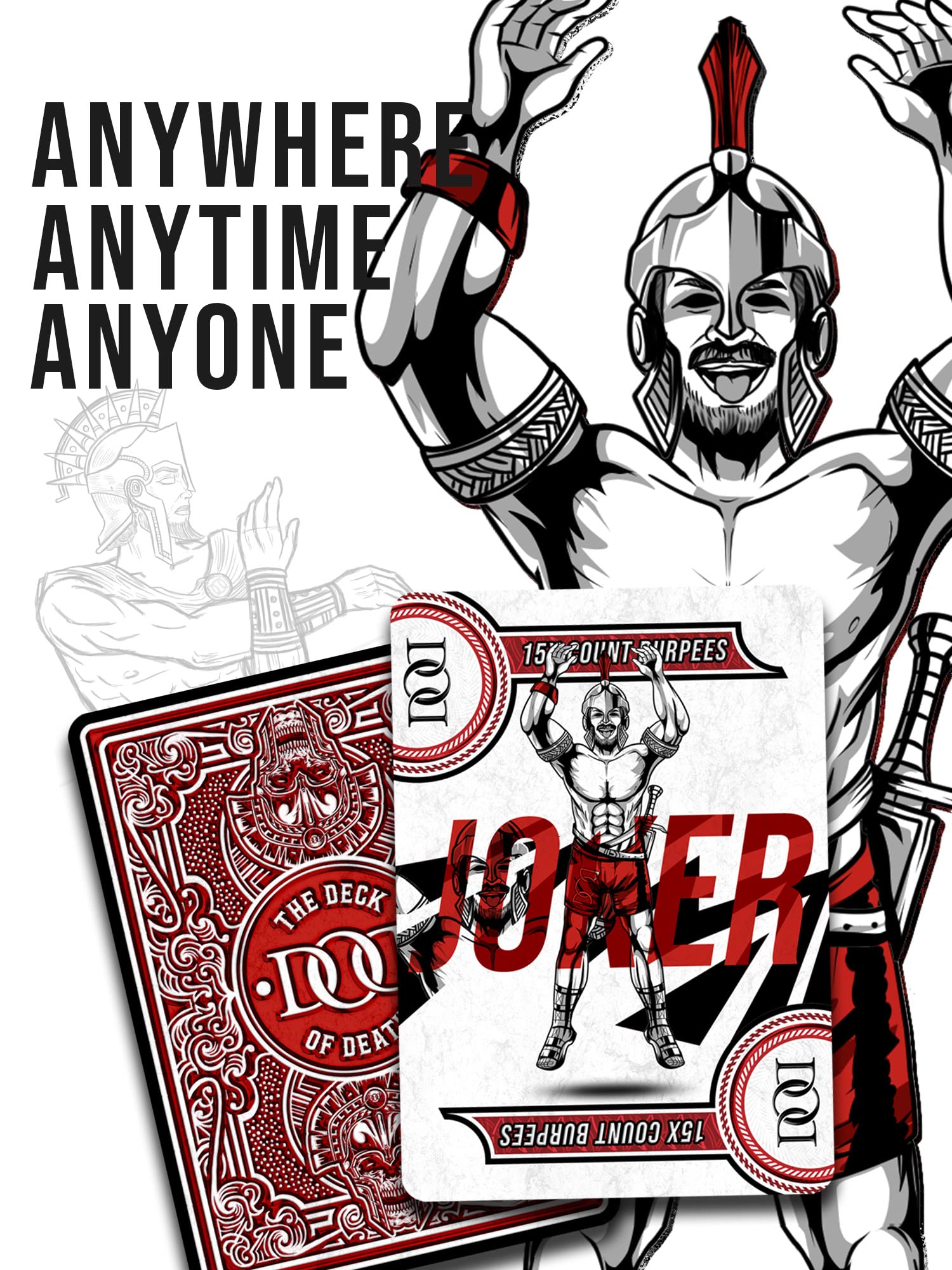 Mua The Deck of Death Fitness Deck Workout Cards, 54 Card Exercise ...