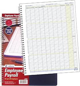 Amazon.com : Adams Employee Payroll Record, 50 Employee Capacity ...