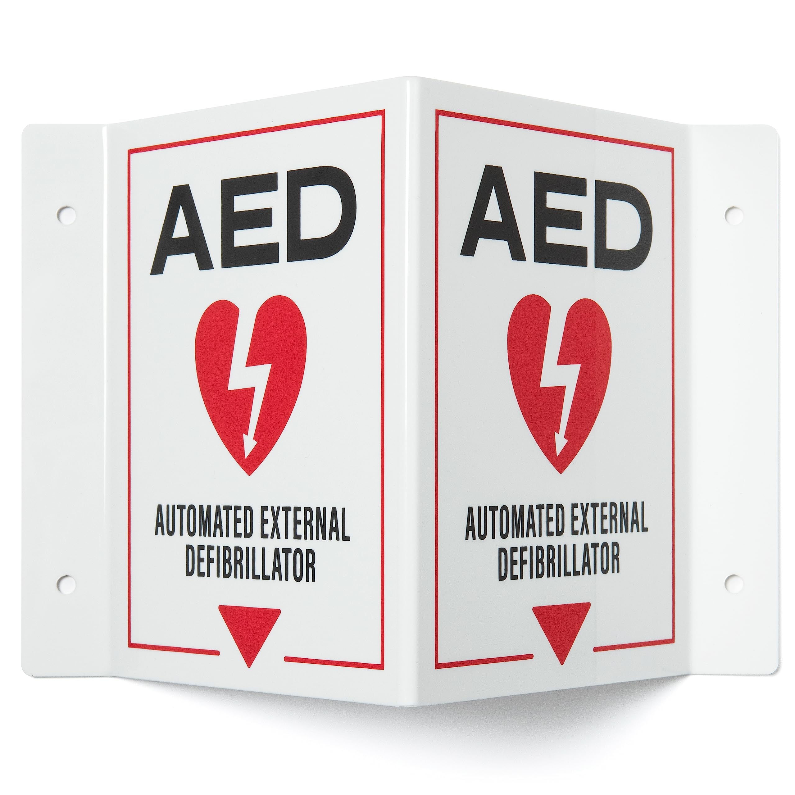 Mua AED Wall Mount Sign 2-Pack | 3D Projecting Automated External ...