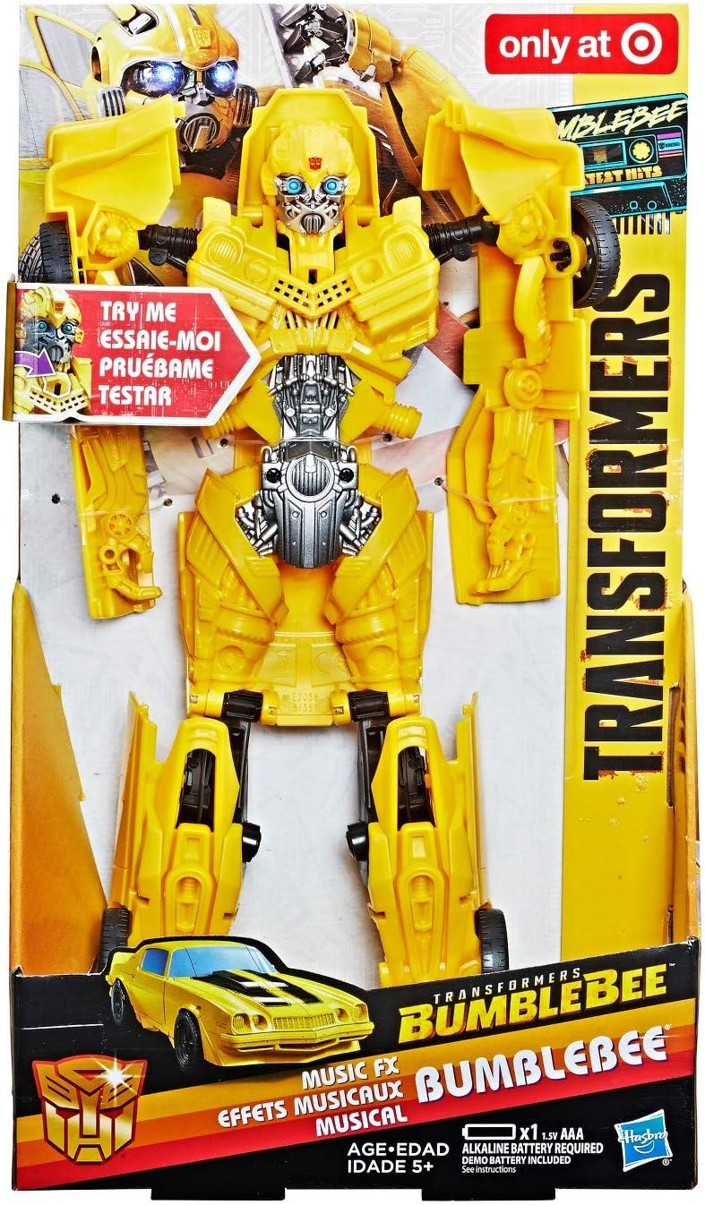 Hasbro Transformers Bumblebee Greatest Hits Music FX Transformer Action ...