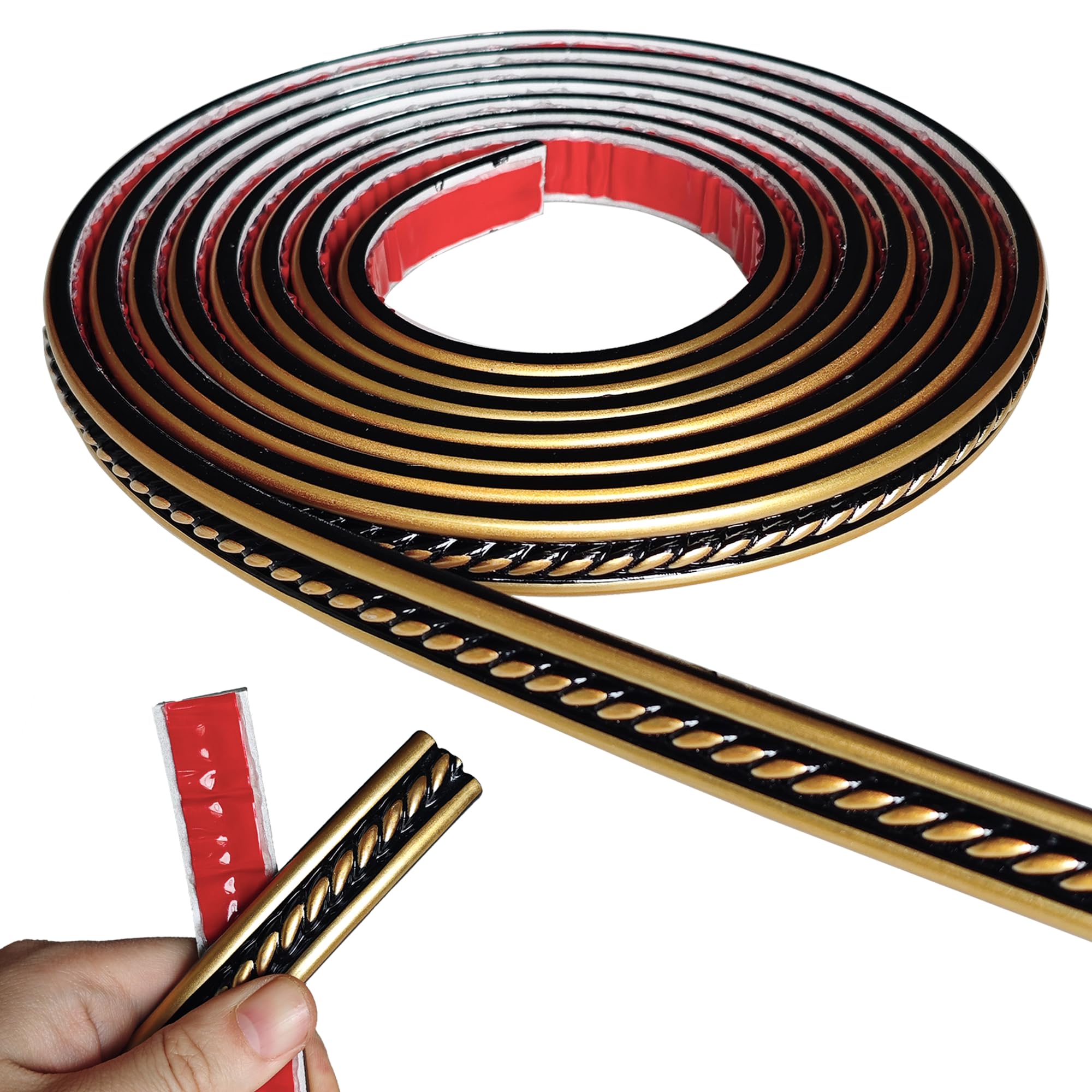 Peel and Stick Molding Trim Self Adhesive Flexible Wall Trim Crown ...