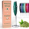 Amazon.com: Elementi Matcha Whisk & Frother Set - Electric Matcha Mixer ...