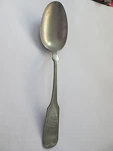 Amazon.com: VINTAGE - Brazil Silver 7" Soup Spoon Monogrammed Letter S ...