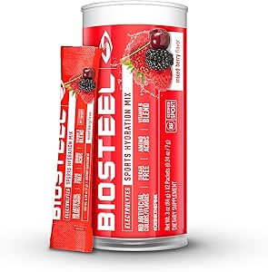 BioSteel Hydration Mix, Naturally Sweetened with Stevia, Mixed Berry ...
