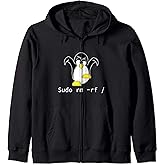 Amazon.com: Tux Linux Penguin Sudo Rm Rf | Programmer Developer Hacker T-Shirt : Clothing, Shoes ...