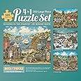 Amazon.com: Bits and Pieces - Multipack of Four (4) 300 Piece Jigsaw ...