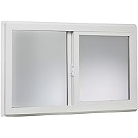 Park Ridge Products VBSI3220PR Vinyl Basement Slider Window, 32" x 20 ...