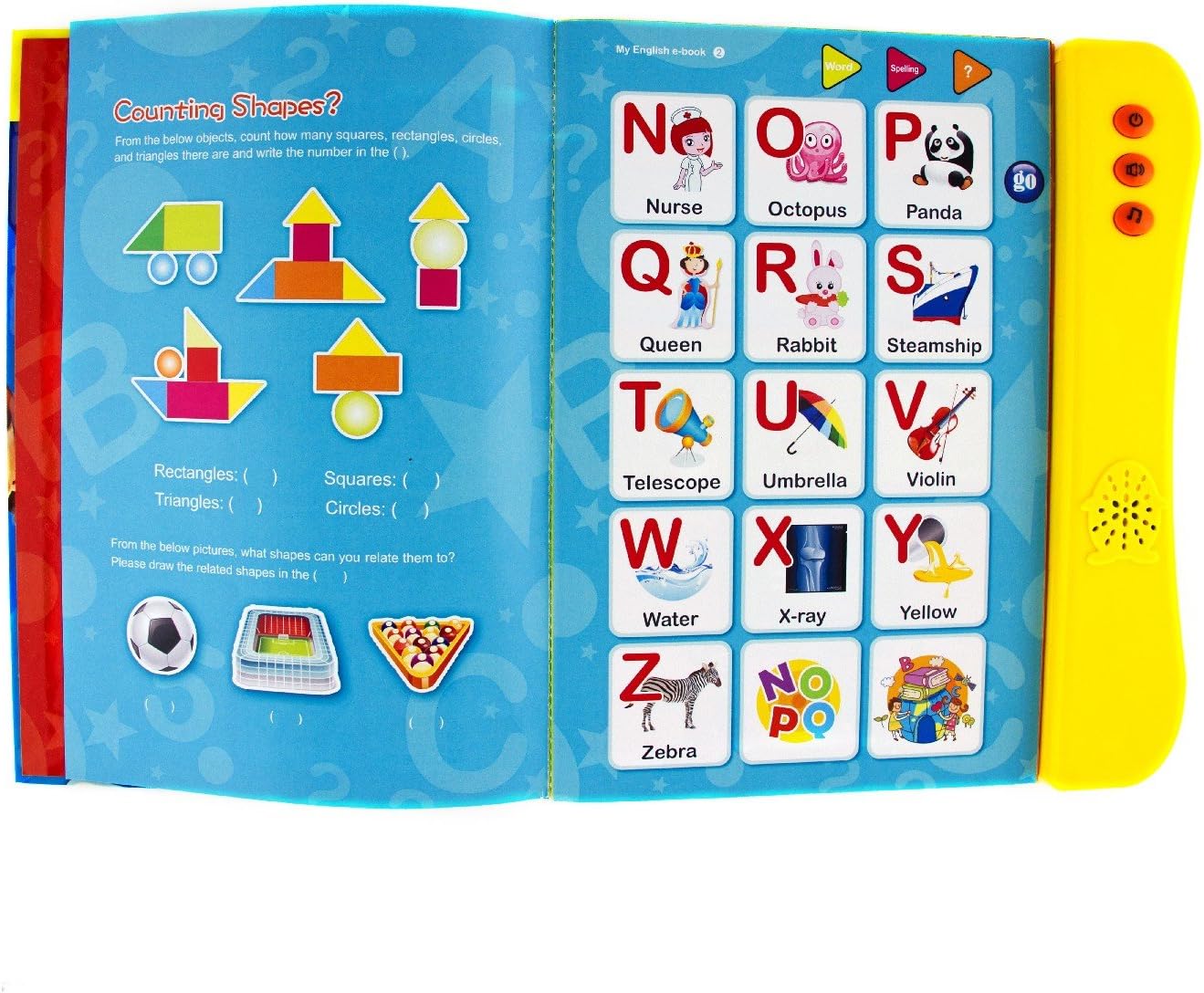 Boxiki kids ABC Sound Book For Children / English Letters & Words ...