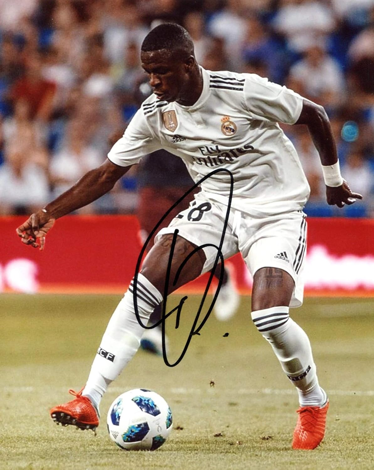 Amazon.com: SOCCER Vinícius Júnior REAL MADRID autograph, In-Person ...
