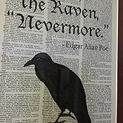 Amazon.com: The Raven, Edgar Allan Poe Quote, Dictionary Page Art Print ...