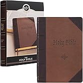 KJV Holy Bible, Giant Print Full-size Faux Leather Red Letter Edition - Thumb Index & Ribbon ...