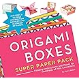 Amazon.com: Origami Boxes Super Paper Pack: Folding Instructions and ...
