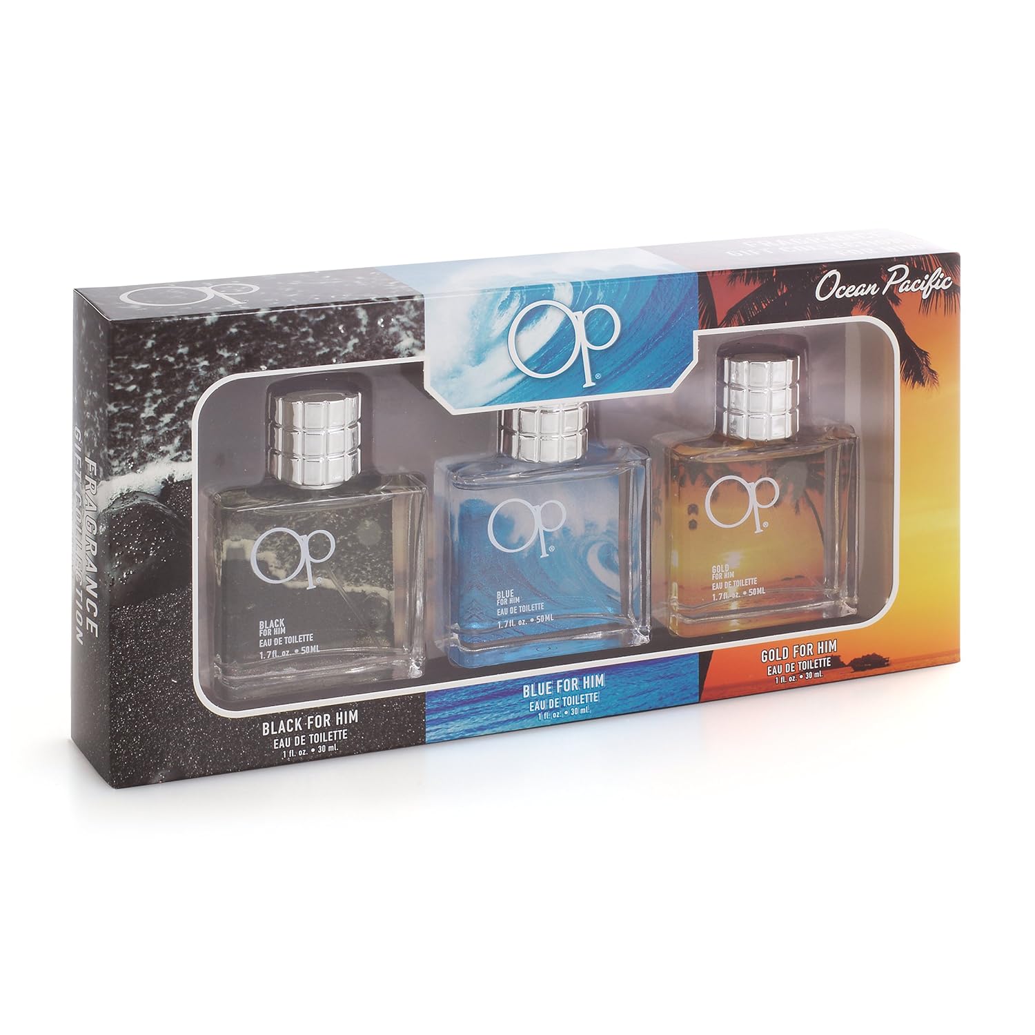 Amazon.com : Ocean Pacific Men's 3 Piece Fragrance Gift Collection : Beauty