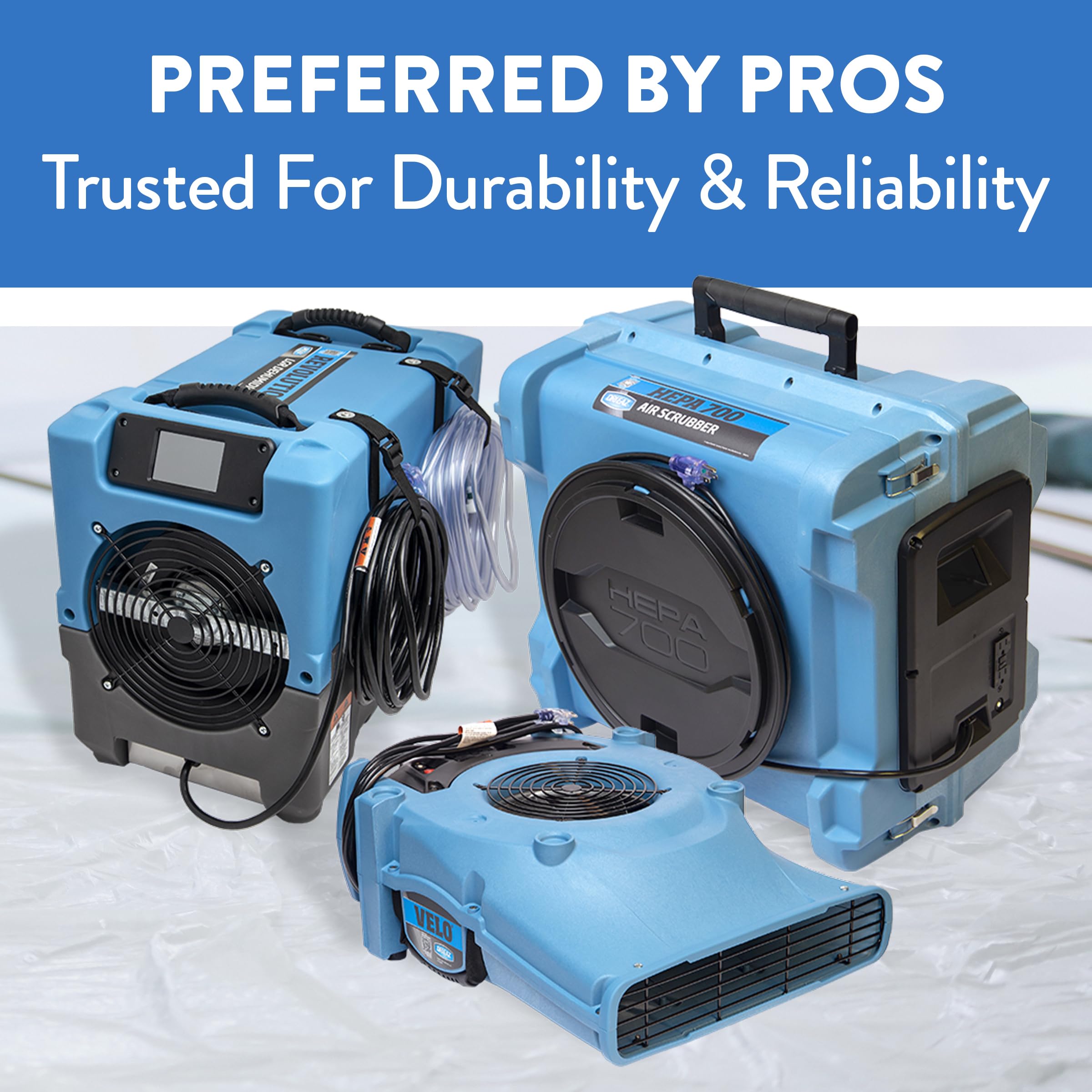 Mua Dri-Eaz 114969 Velo PRO Air Mover, Professional Water Damage Carpet ...
