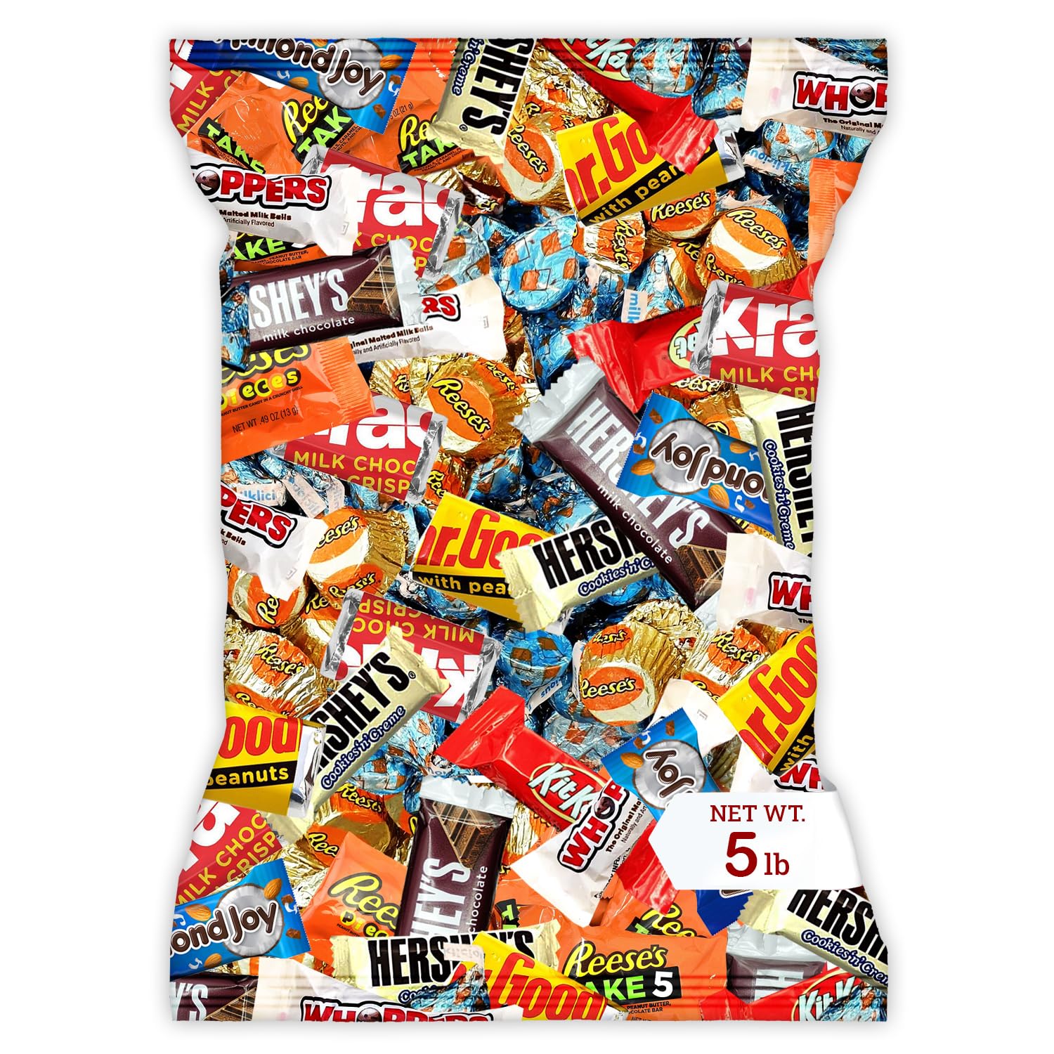 Chocolate Assorted Bulk Candy - 5 LB Chocolate Candy Variety Pack ...