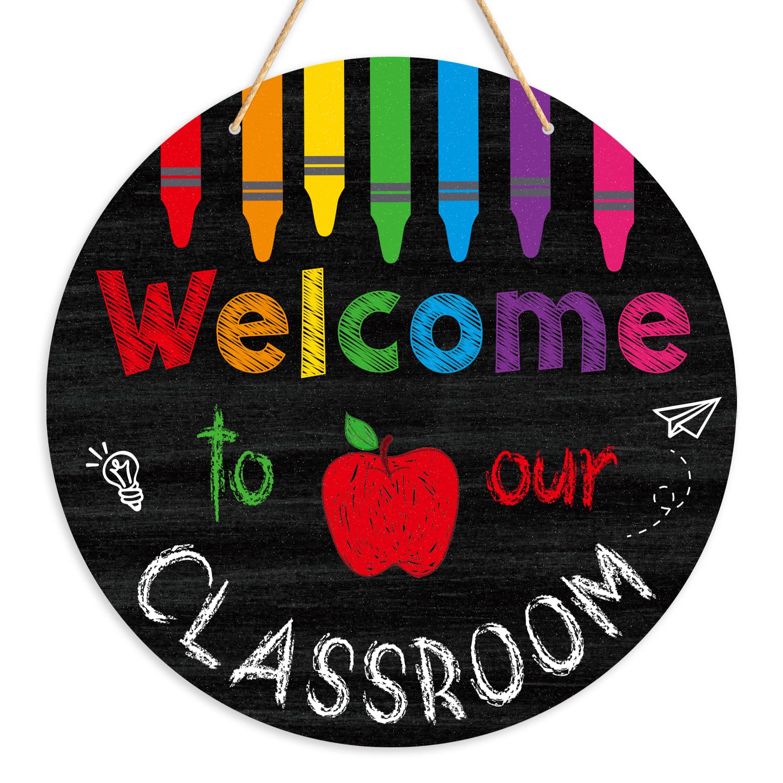 FLYAB Welcome Sign for Classroom - 11.5" Coloful Welcome to Our ...