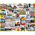 Amazon.com: White Mountain - I Love Iowa, 1000 Piece Jigsaw Puzzle ...