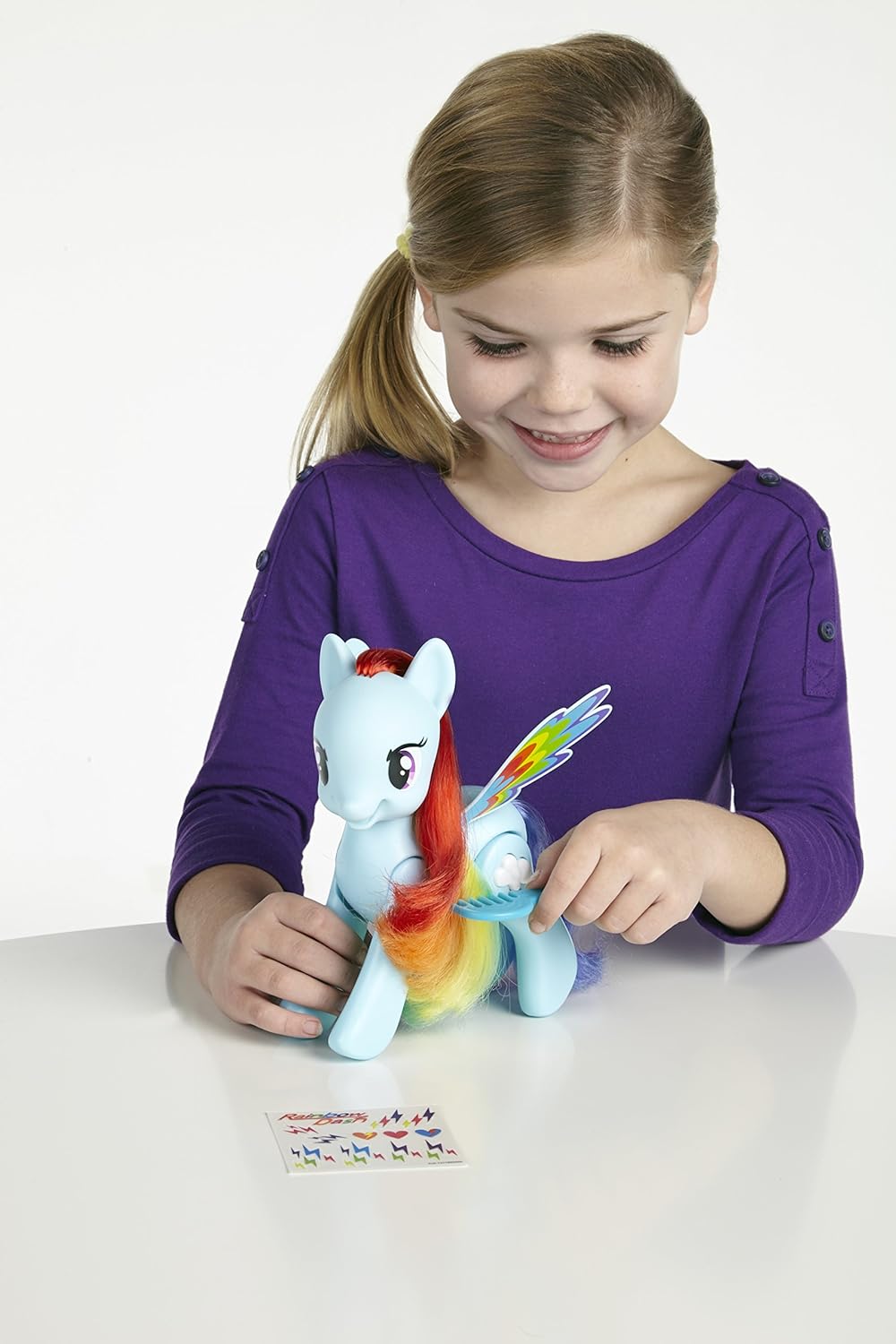 Hasbro My Little Pony Flip and Whirl Rainbow Dash Figure – BigaMart