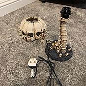 Nemesis Now Atrocity 37.5cm Light White, Wood, 40 W: Amazon.co.uk: Lighting