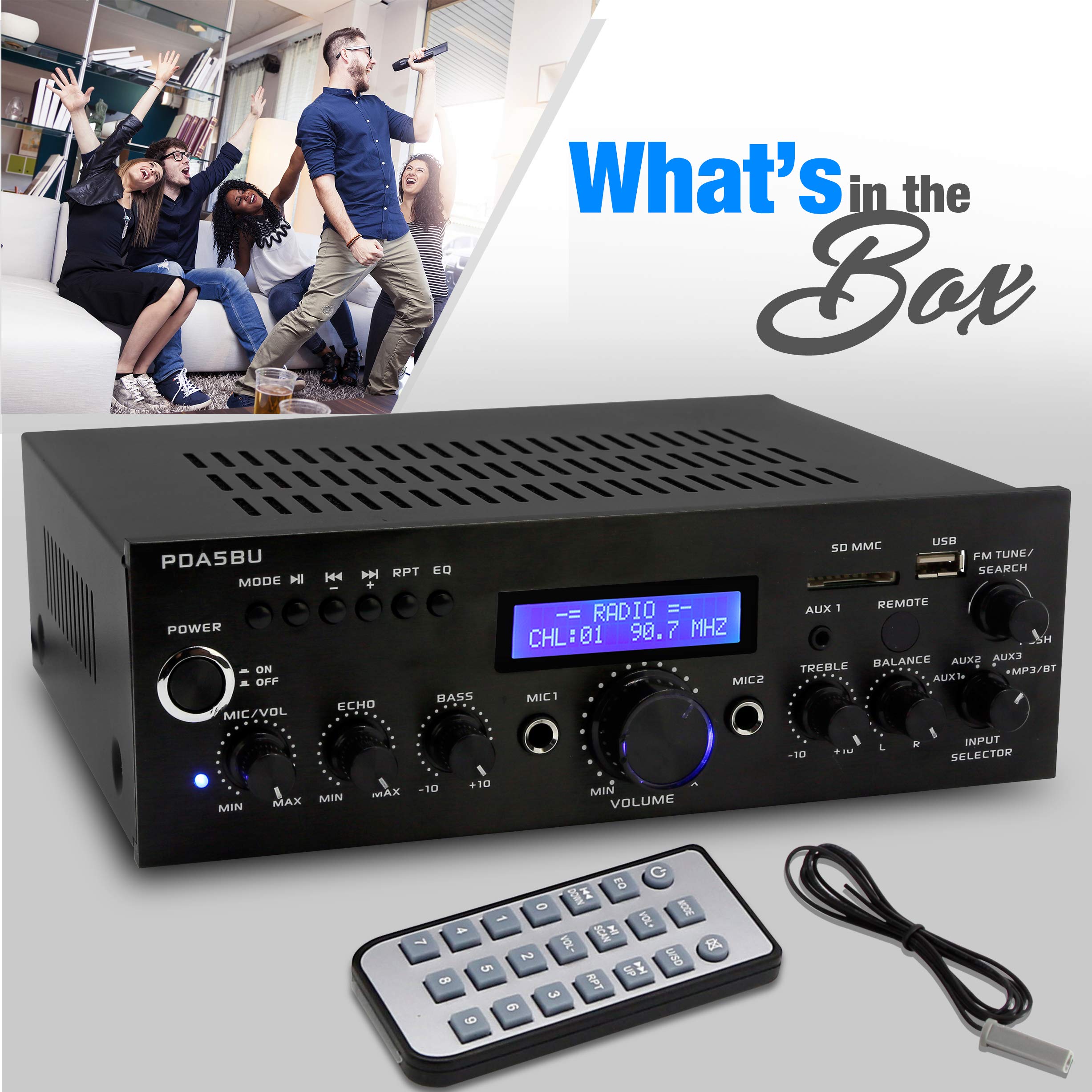 Mua Wireless Bluetooth Home Power Amplifier - 200 Watt Audio Stereo ...