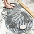 Amazon.com: MOLFUJ 32"X16" Foot Scrubber Shower Mat with Feet Scrub ...