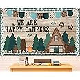 Amazon.com : Camping Bulletin Board Classroom Decorations Set - Forest ...