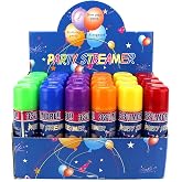 Amazon.com: 24 pcs Pack of Fun Party Streamer Spray String In A Can for ...