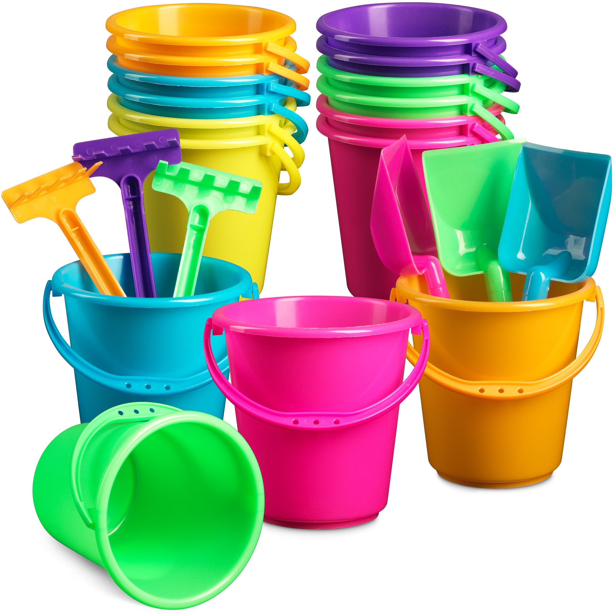 Mua Beach Party set for Kids (Pack of 12) 4.5-Inch Party Beach Pails ...