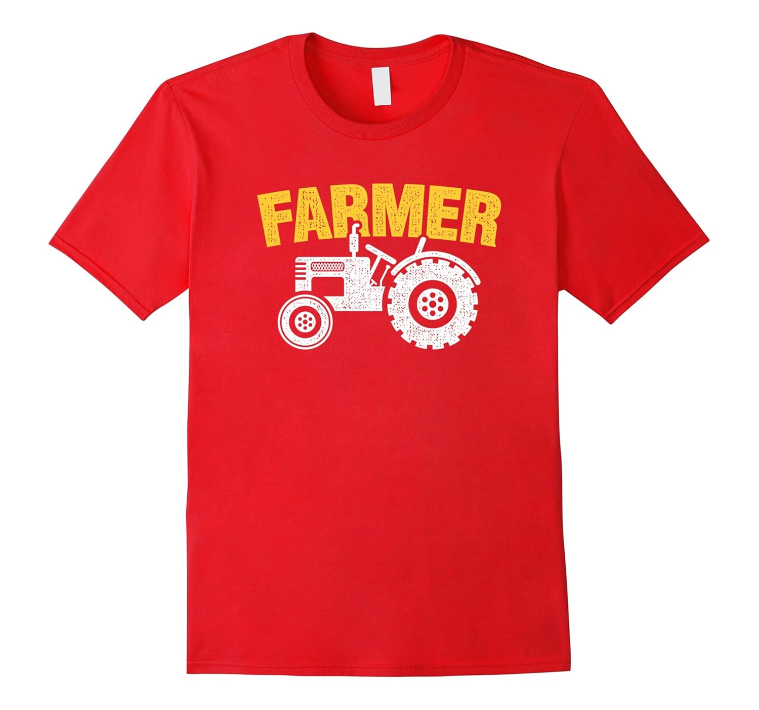 Distressed Farm Tractor Farmer Graphic T-Shirt