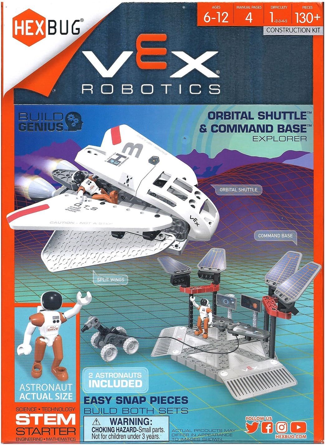 Vex Robotics Hex Bug Explorer Construction Set – Building Crafts ...