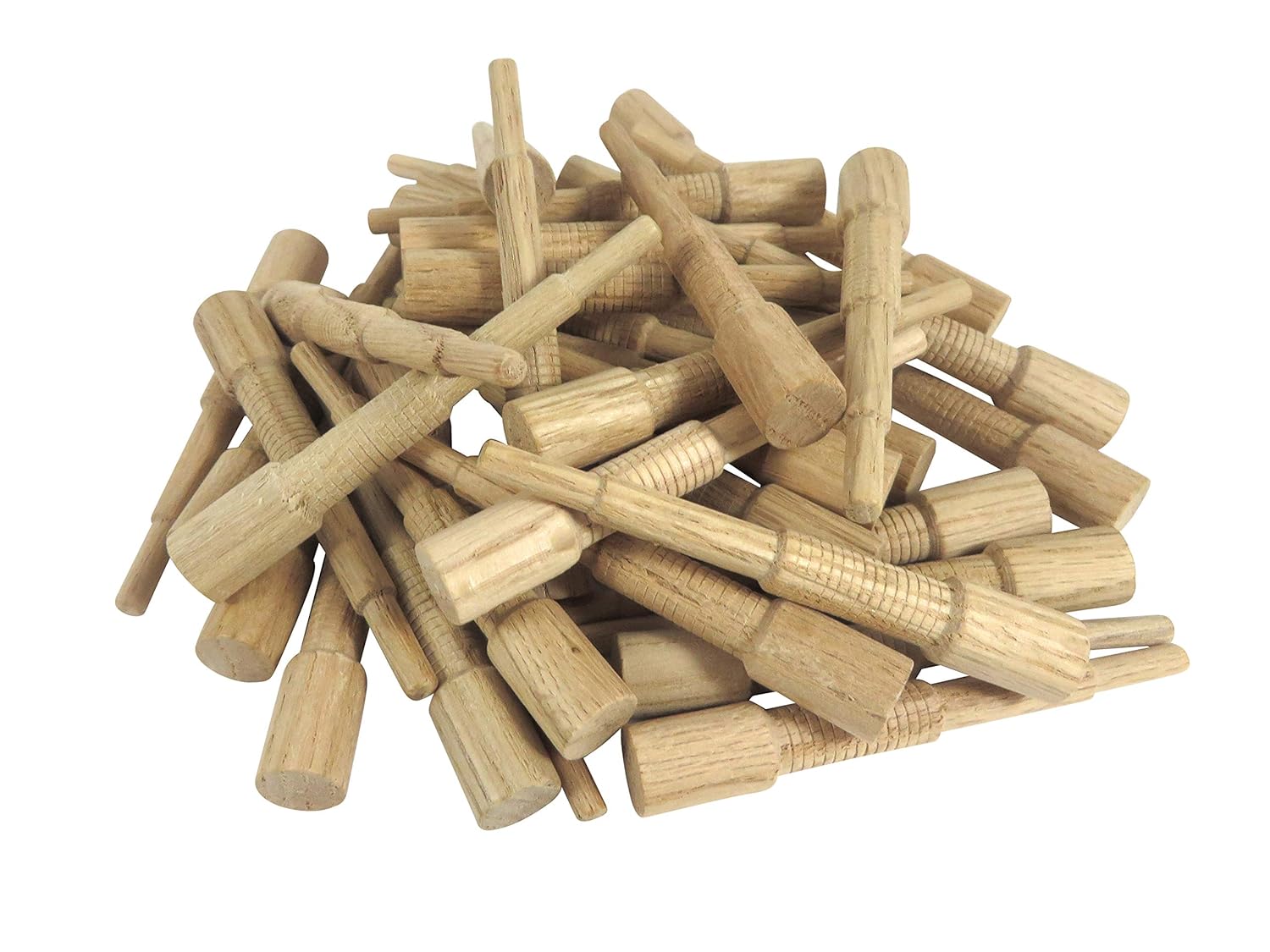 Miller Dowel O15D14-100 Set of 100 Each 2X Oak Stepped Dowels 1/2 ...
