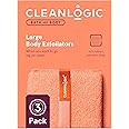 Amazon.com : Cleanlogic Bath and Body Exfoliating Body Scrubber, Large ...
