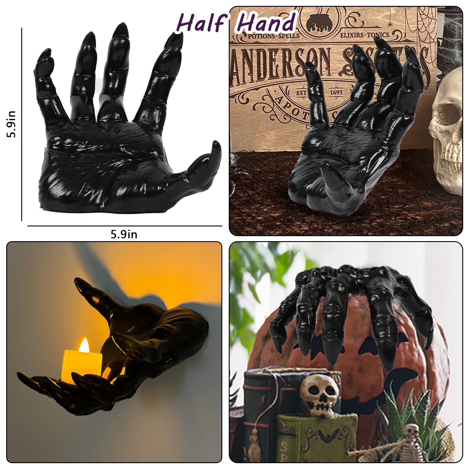 Mua DAZONGE Halloween Decorations Indoor/Outdoor, Pack of 3 Wall ...