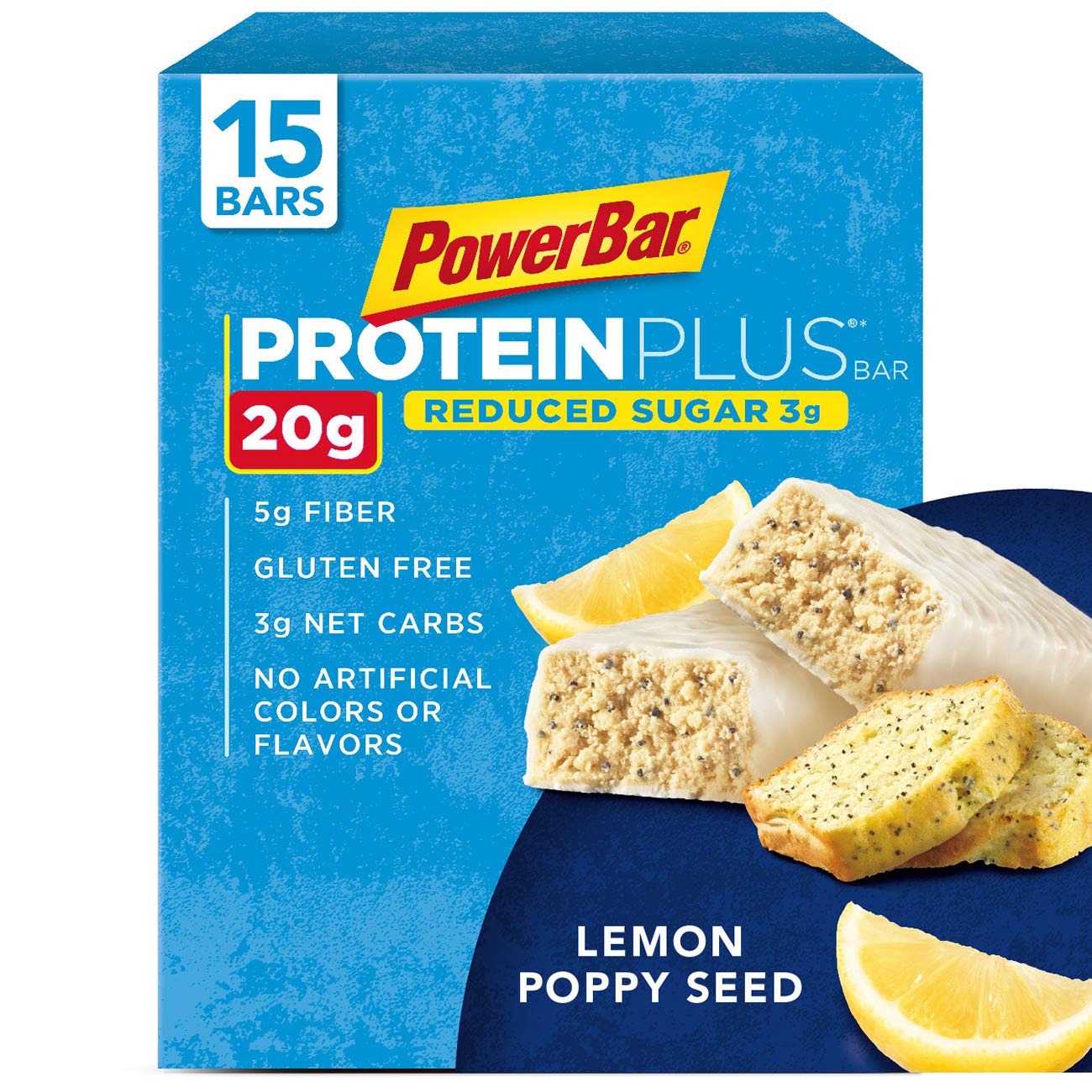 Amazon.com : PowerBar Protein Plus Reduced Sugar Bar, Chocolate Peanut ...