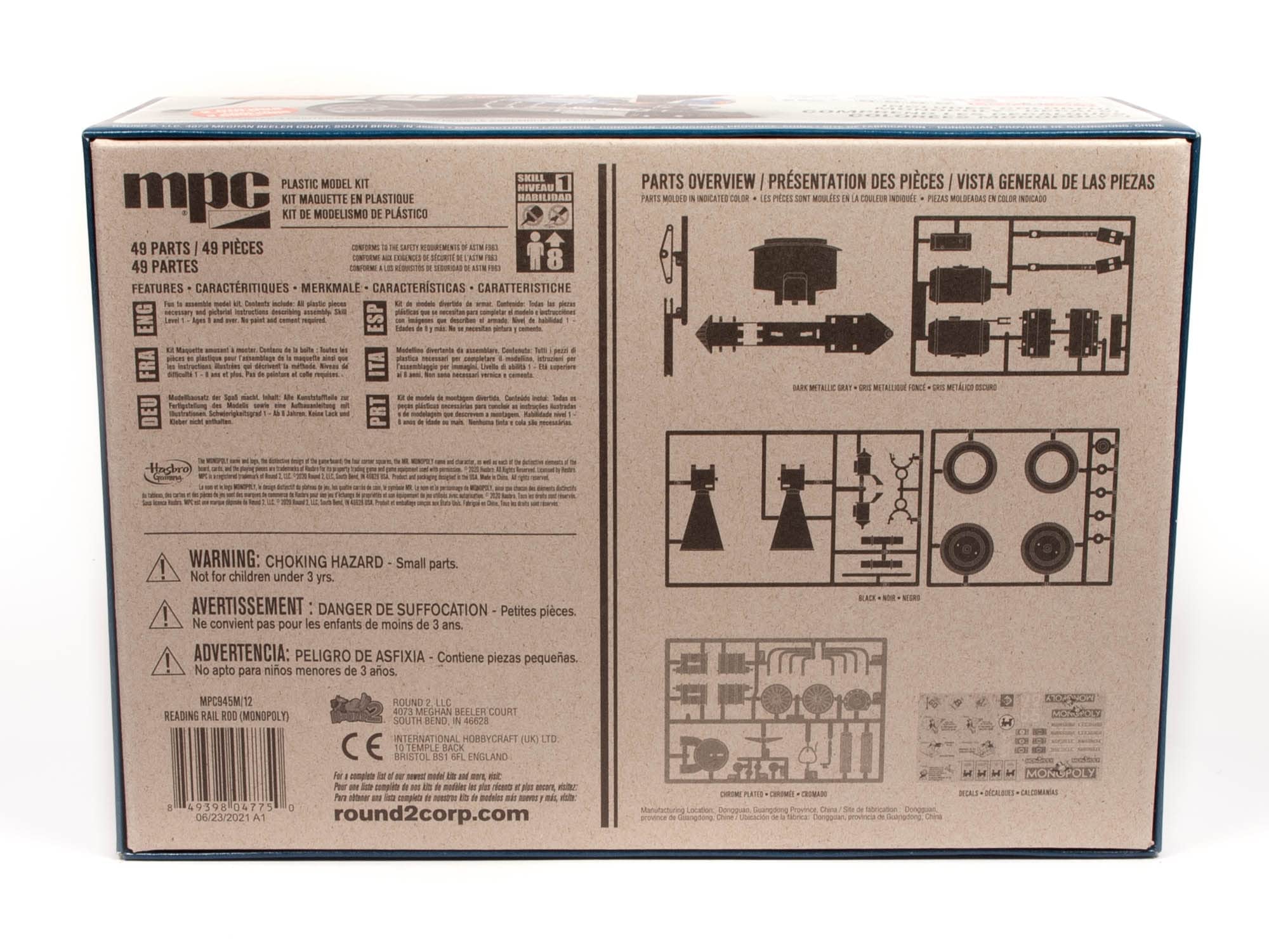Mua MPC Monopoly Custom Locomotive 1:25 Scale Model kit, Factory Color ...