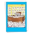 Amazon.com : NobleWorks - 1 Happy Birthday Card Funny - Cartoon Humor ...