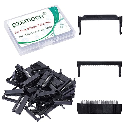 Pzsmocn 20 Sets IDC 2 * 10 Double Row 20 Pin Rectangular Socket ...