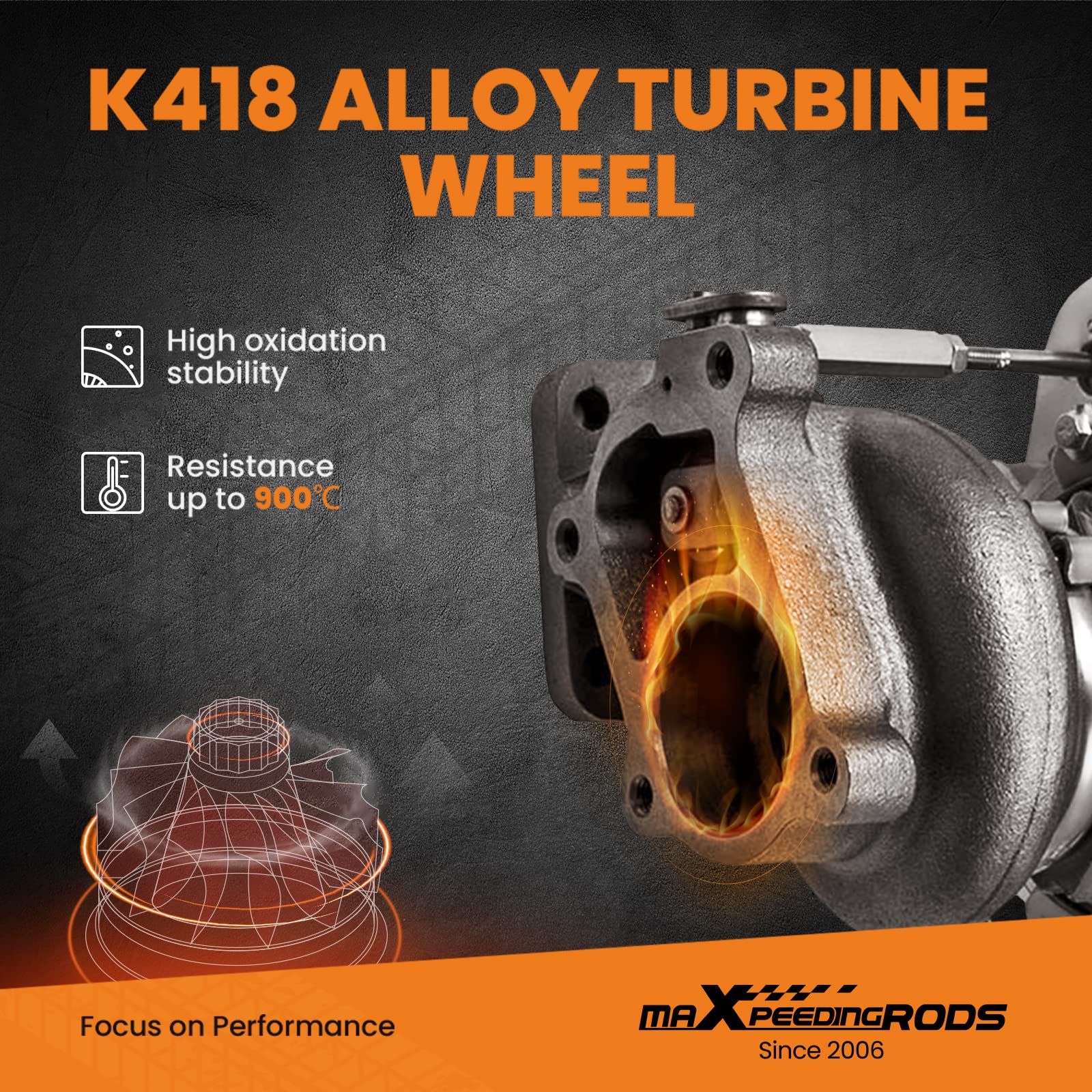 Mua maXpeedingrdos RHF4 Turbocharger Turbo Kit, Fit for Isuzu Colorado ...