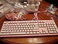 Amazon.com: Pink Gaming Keyboard USB Wired Keyboard,MageGee New ...