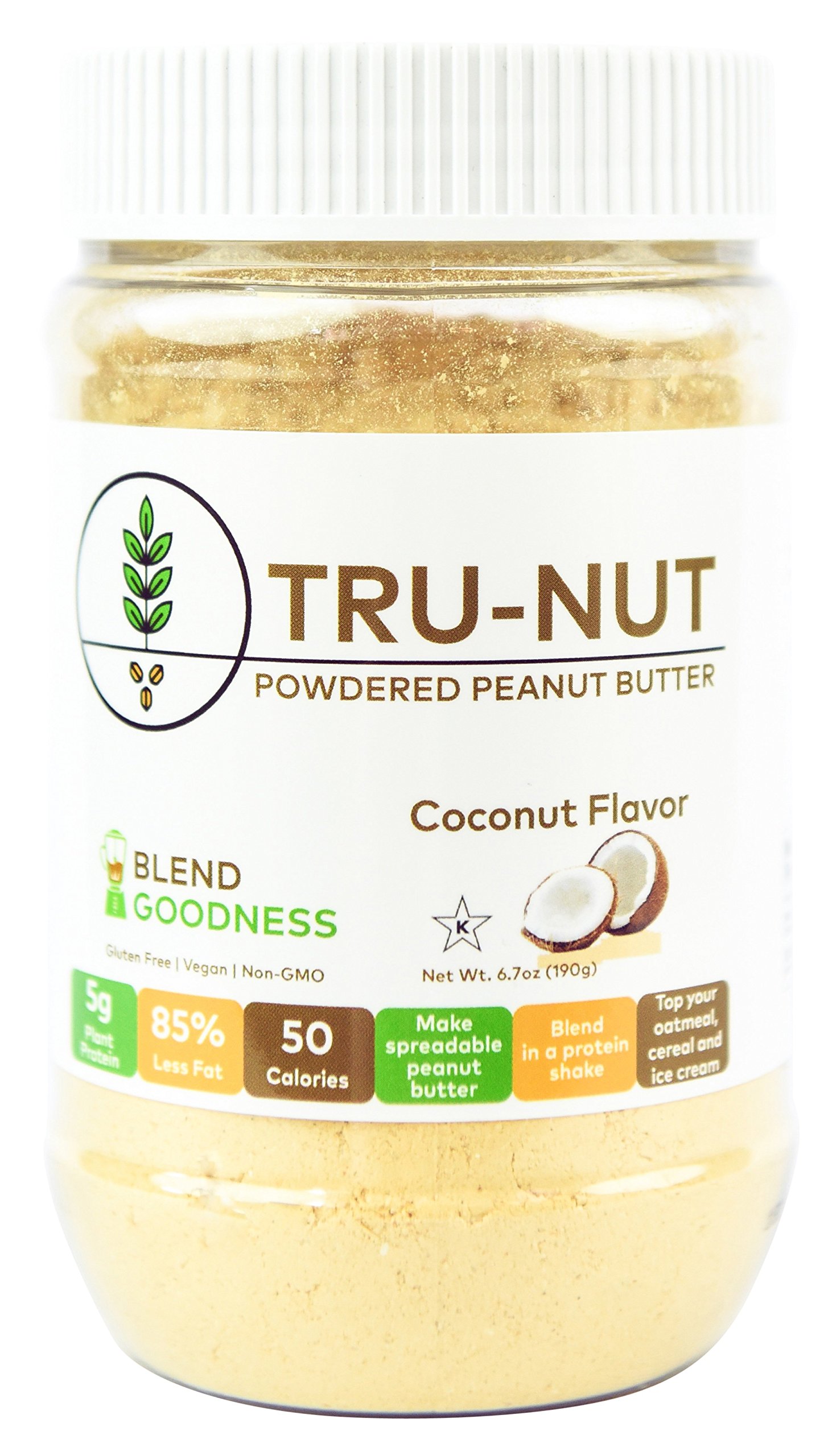 Amazon.com : Tru-Nut Powdered Peanut Butter, 2-Pack, Original & Coconut ...