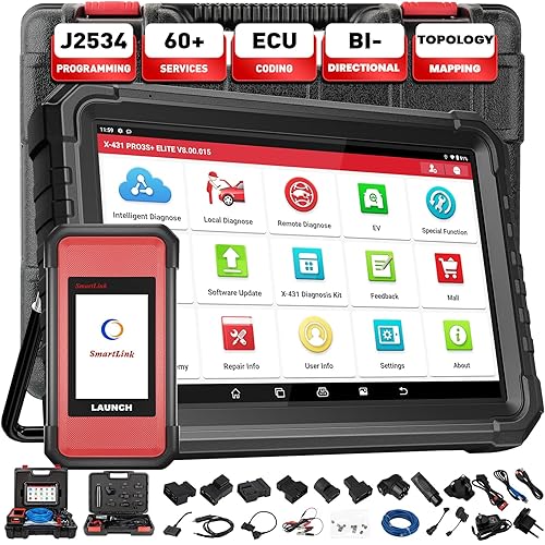 LAUNCH 2025 X431 PRO3S+ Elite SmartlinkC 2.0 Bi-Directional Diagnostic ...