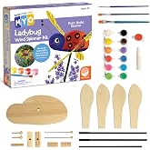Amazon.com: MindWare Make Your Own Dragonfly Wind Spinner Wood Craft ...