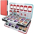 Amazon.com: HEIYING Game Card Case for Nintendo Switch 2 / Switch OLED,Carbon Fibre Surface ...