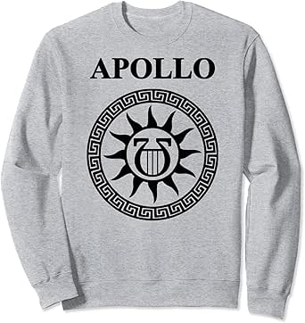 Amazon.com: Apollo Greek God Sweatshirt: Clothing