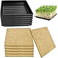 Amazon.com: 6Set Microgreens Growing Mat with Tray, Microgreen Growing ...
