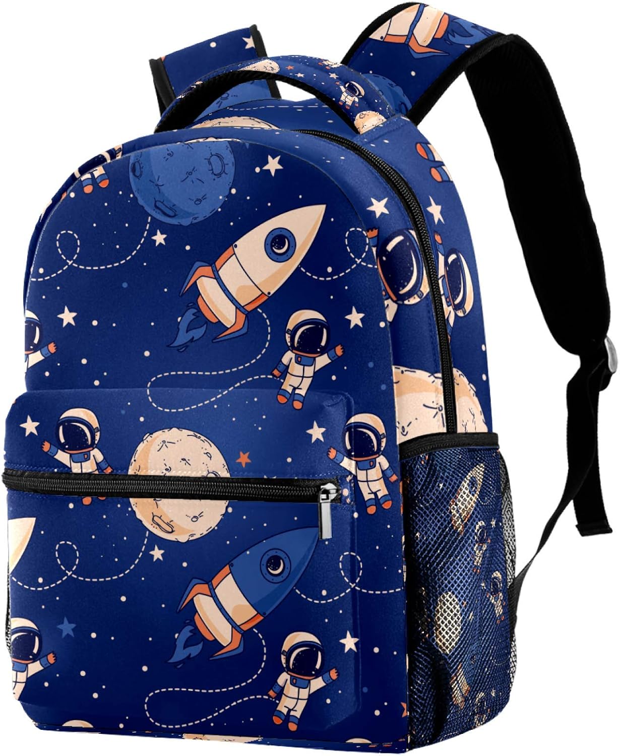 Cute Light Weight Cartoon Astronaut Space Rockets Printing Backpacks ...