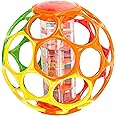 Amazon.com: Bright Starts Oball Easy Grasp Rollin' Rainstick Rattle ...